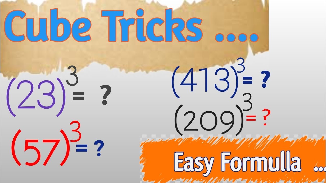 Cube tricks#Cube formulla!! Cube Simple formulla - YouTube