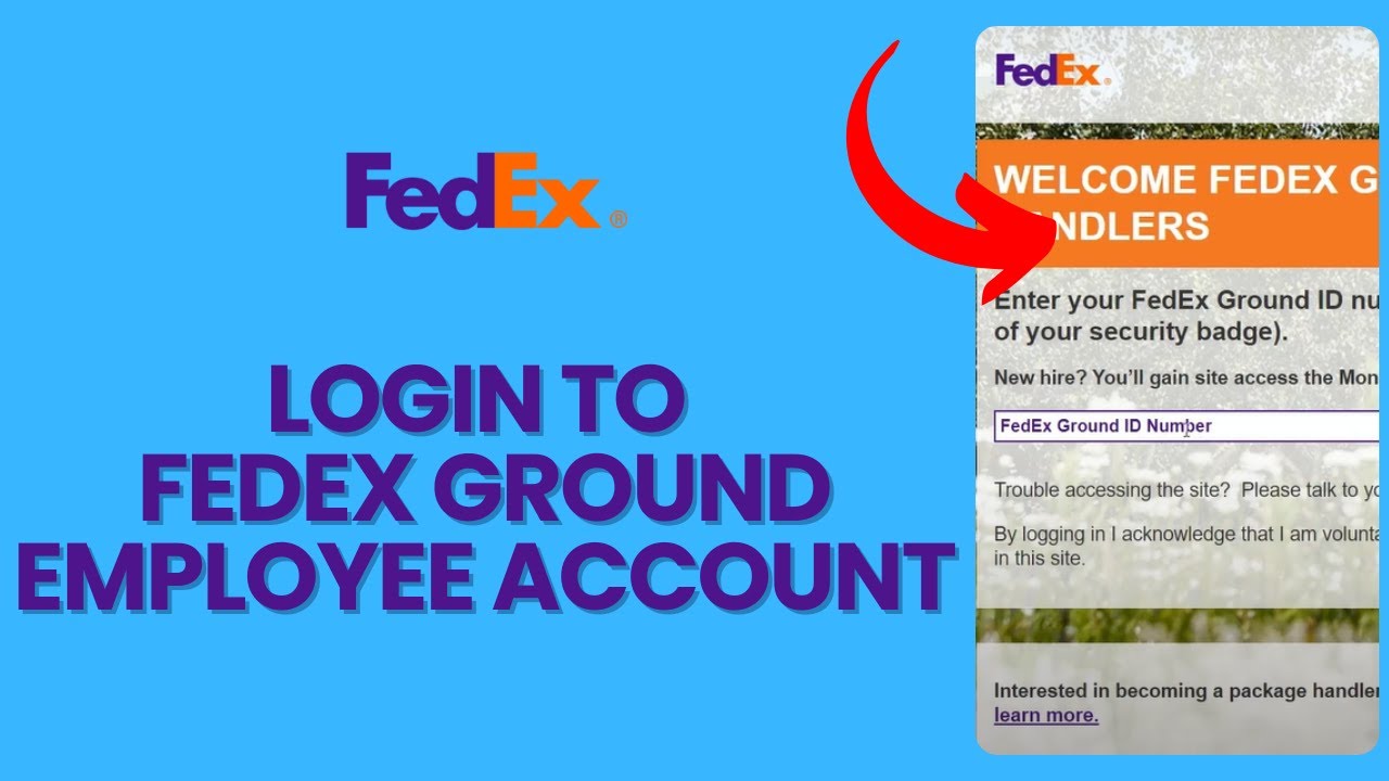 How to Login to Fedex Ground Employee Account 2024? - YouTube
