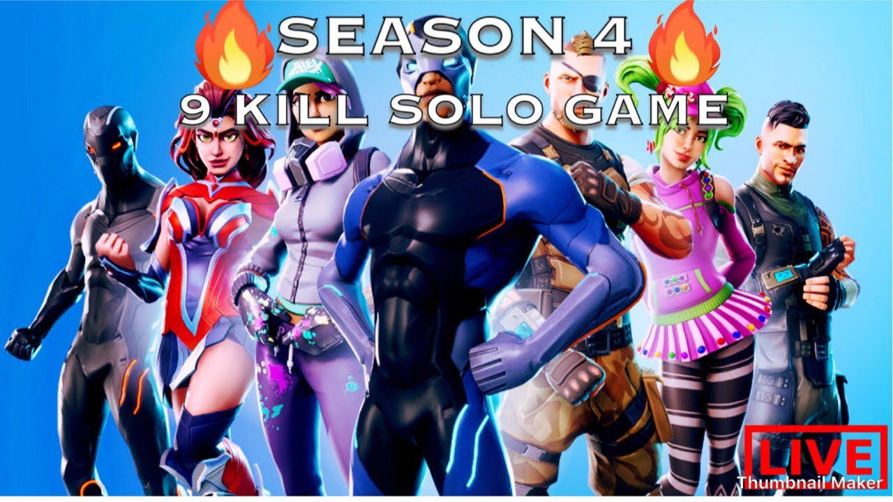 9 KILL SOLO GAME LIVE ON STREAM!! - YouTube