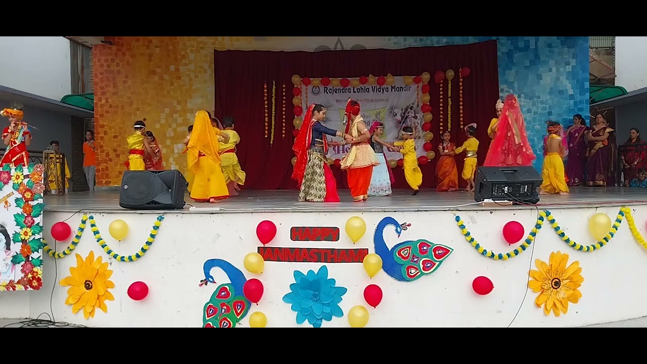 Krishan Janmashtami | Kids Dance Performance | Rlvm School Hathras ...