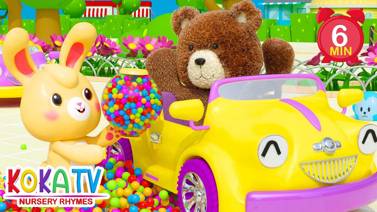 Wheels On The Bus Bear Dont Cry | Johny Johny Yes Papa | More Nursery ...