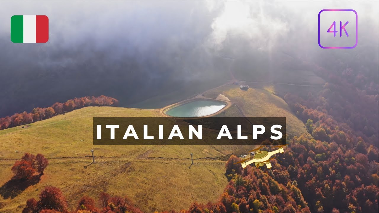 Italian Alps in Autumn by Drone in 4K 60FPS - YouTube