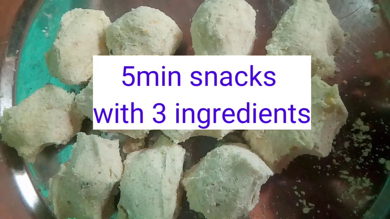 5min snacks with 3 ingredients at home - YouTube