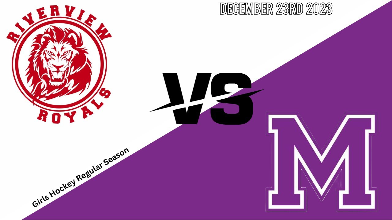 MHS Purple Knights Vs RHS Royals Girls Hockey Regular Season 12/23/23 ...