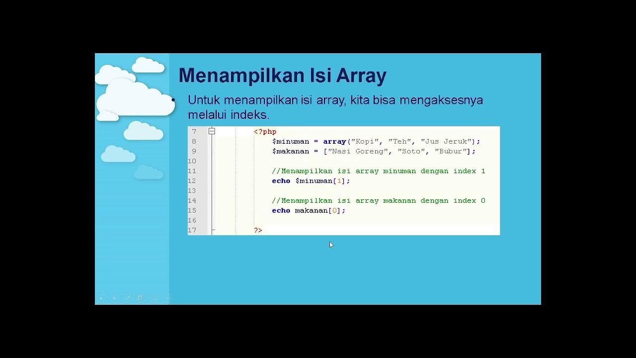 Struktur Data Array di PHP - YouTube