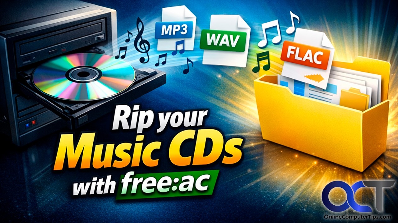 Rip Music CDs to High Quality Audio Files with fre:ac - YouTube