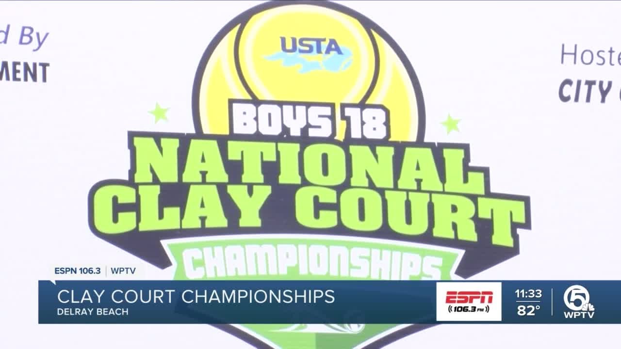 Boys 18 National Clay Court Championship in Delray - YouTube