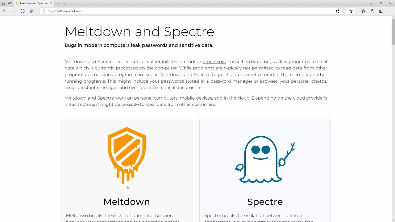 Módulo de PowerShell para verificar si eres vulnerable a Meltdown y Spectre en Intel AMD y ARM ...
