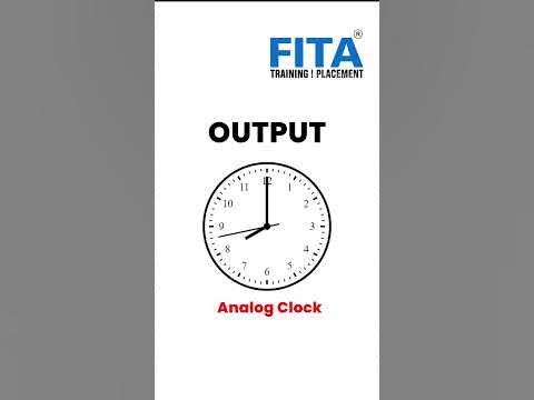 Code to Create an Analog Clock using Python. - YouTube