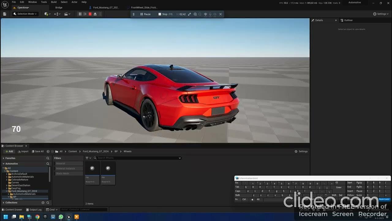 Unreal Engine 5 Drift Physics WIP - YouTube