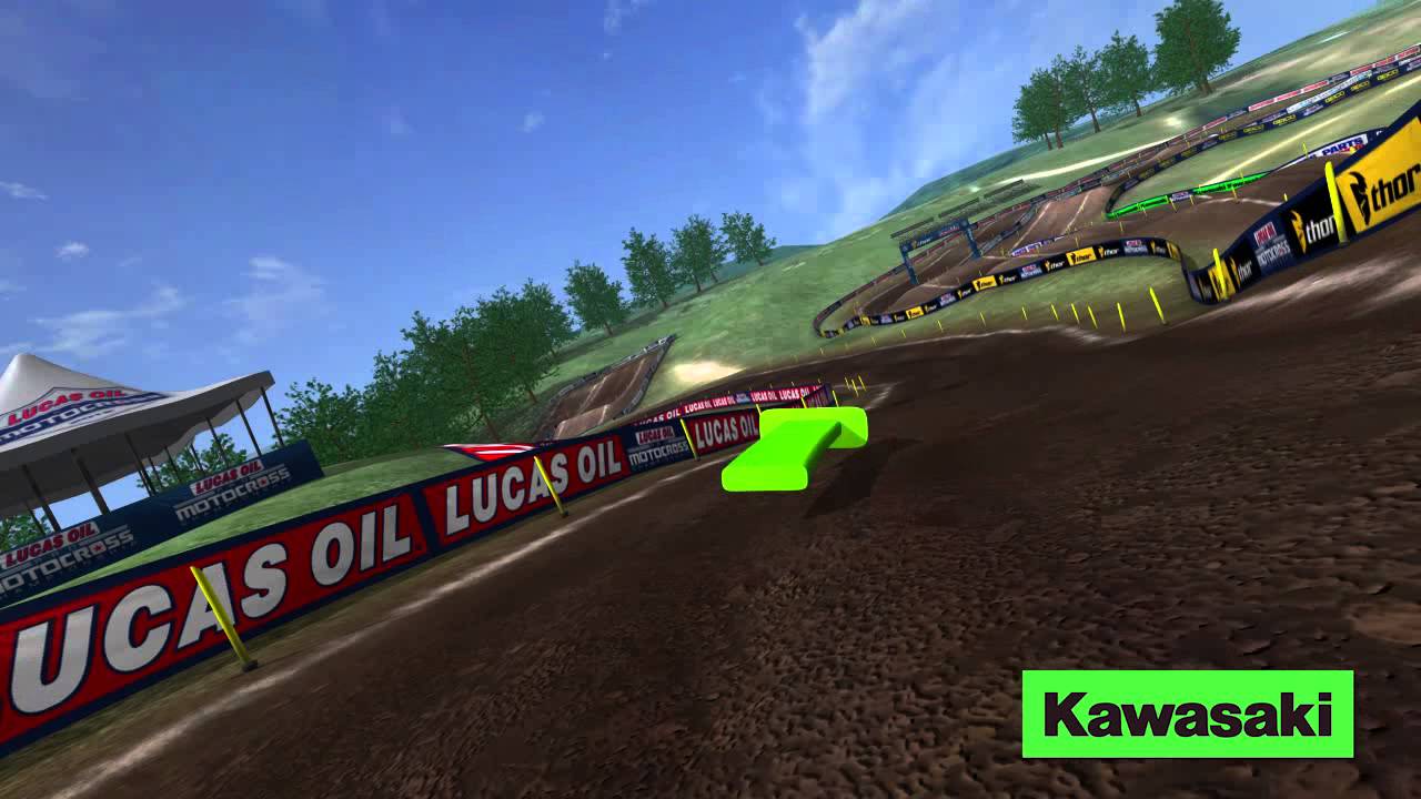 High Point Motocross Animated Track Map (Rider's POV) - YouTube