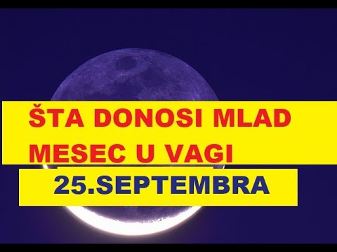 25.SEPTEMBAR. MLAD MESEC U VAGI. POKREĆE REŠAVANJE SVIH NEDEFINISANIH ODNOSA UNAZAD 2,5 GODINE ...
