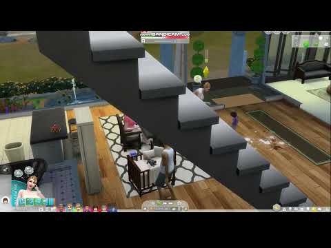 Tante Toge memandikan anaknya |the sims 4 #thesims4