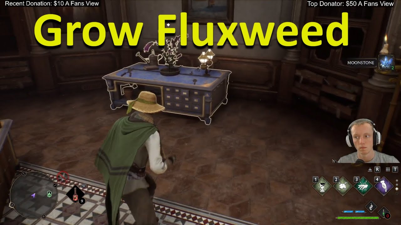 How To Grow Fluxweed Hogwarts Legacy - YouTube