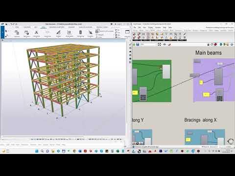 How to make steel structure in Tekla with Grasshopper. Part 1. Grid and Columns. - YouTube