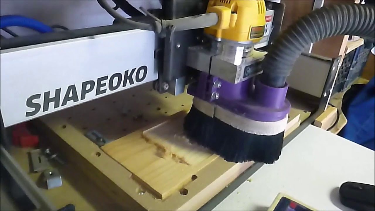 CNC machine running - YouTube