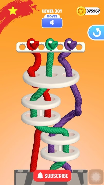 Play game rope bender level 381&382- trò chơi gỡ rối dây thừng level ...