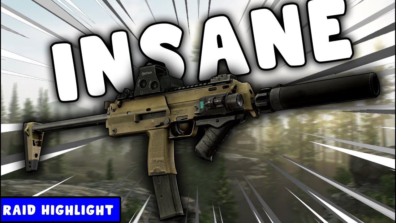This MP7 Is A Laser - Tarkov Highlights - YouTube
