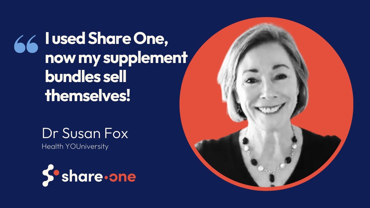 Why Dr. Susan Fox Switched from DIY to Share One for Her Supplement ...