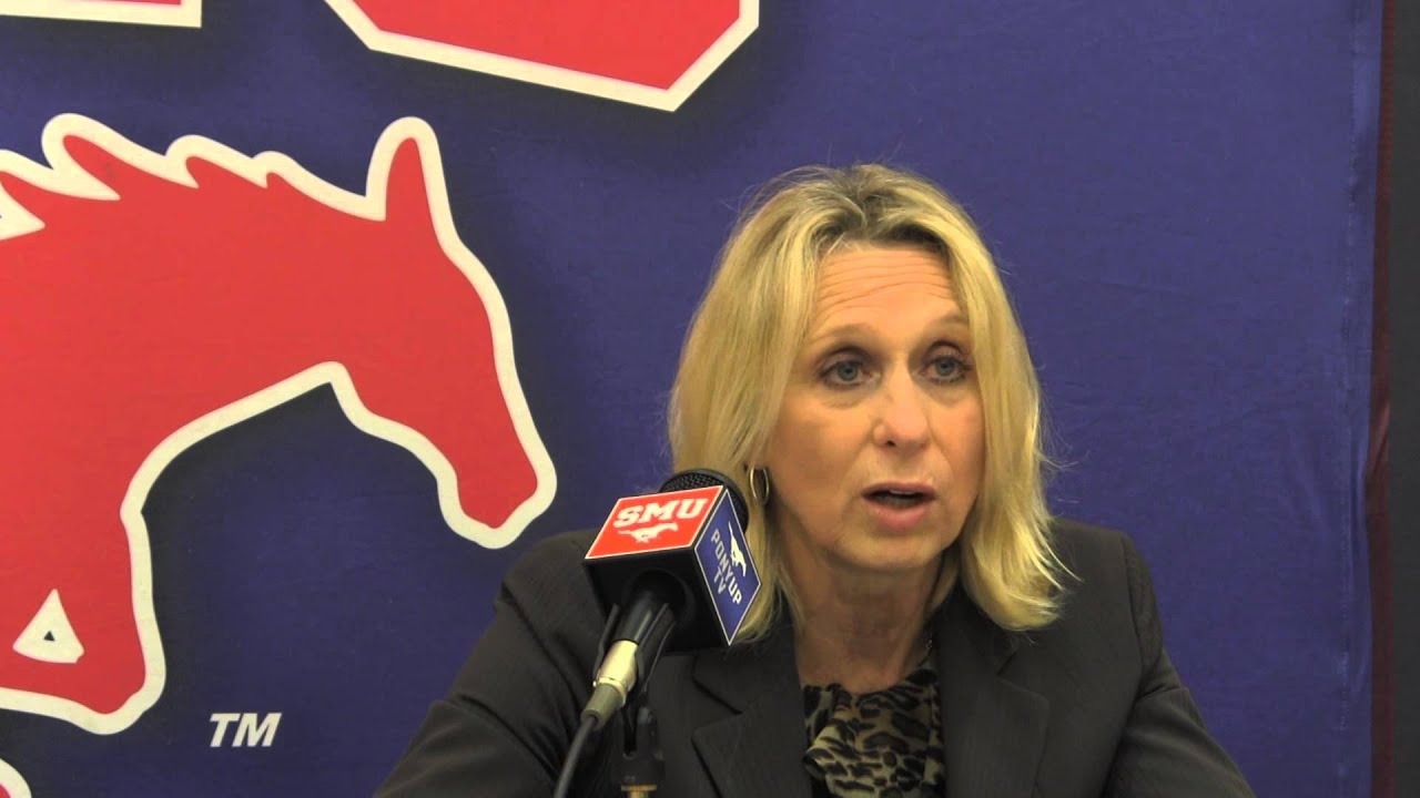Nov. 18, 2015 - TCU 89, SMU 79 - Head Coach Rhonda Rompola - YouTube