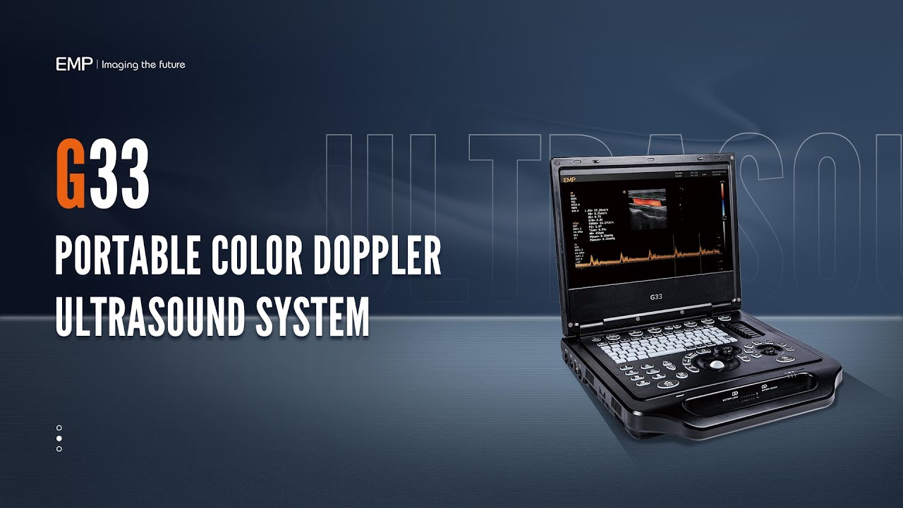 EMP I G33 Portable Color Doppler Ultrasound System - YouTube