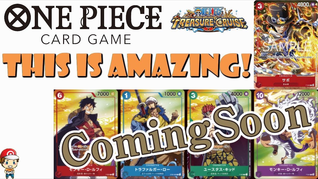 Amazing One Piece TCG Promos Revealed! Gold Cards & Treasure Cruise ...