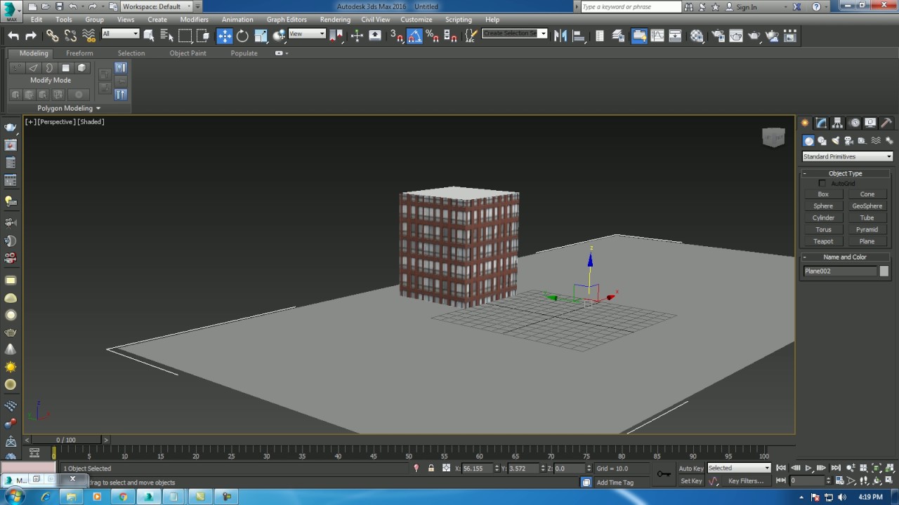 Modeling Low poly Building Tutorial 3dsmax for Complex Scenes. - YouTube