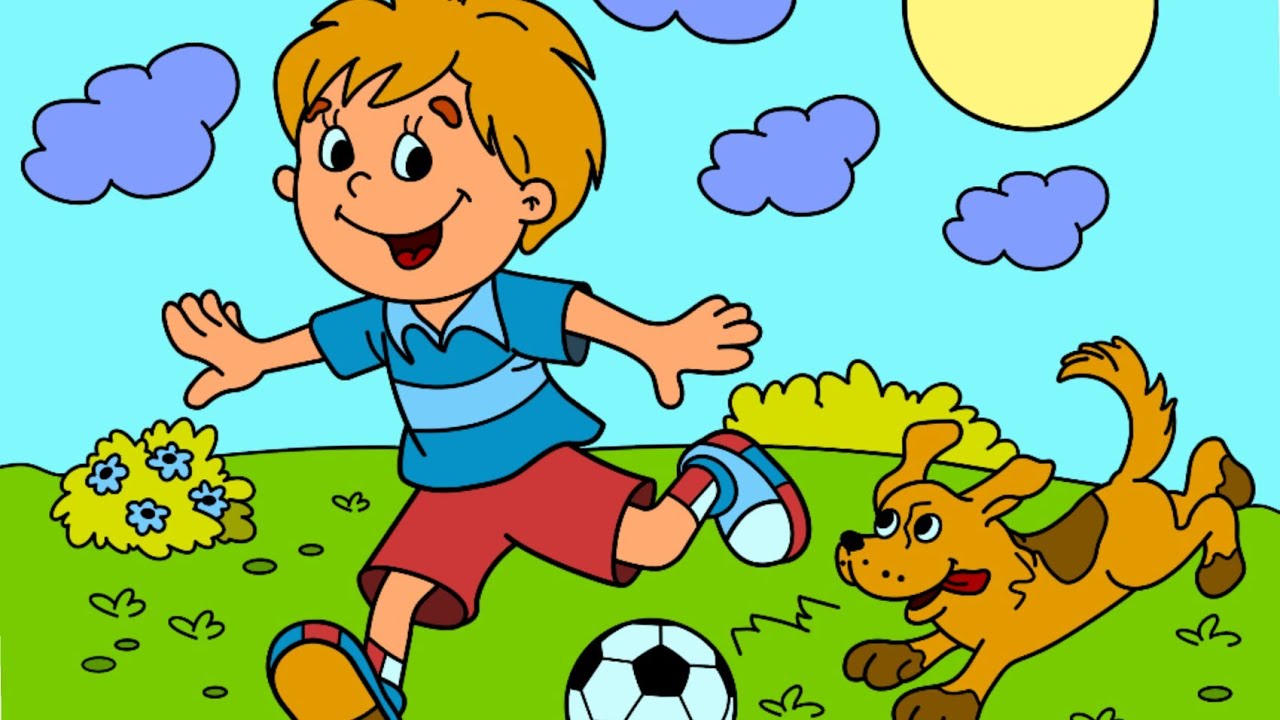 Colorful Boy | Background Rhymes | Babys Favorite Video - YouTube