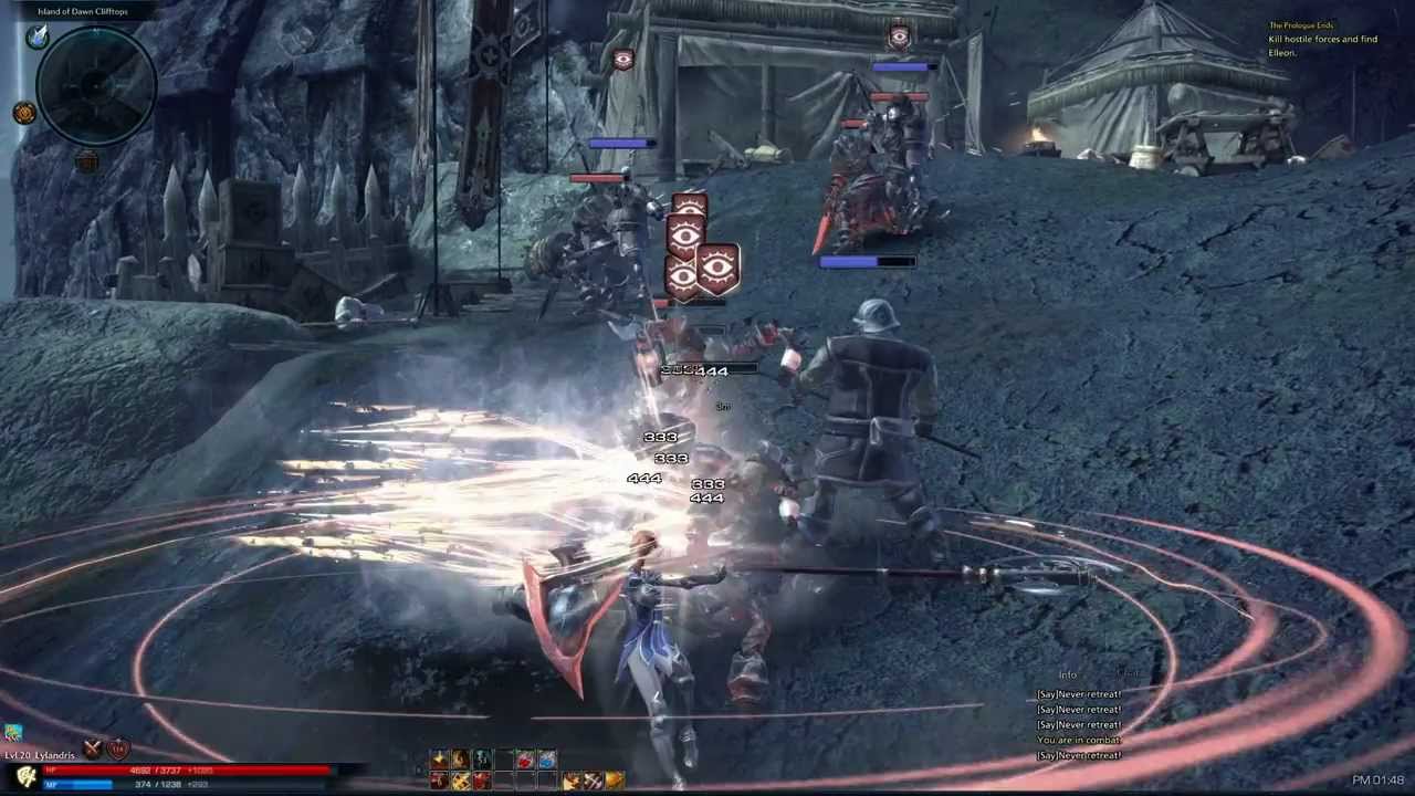 TERA - High Elf Female Berserker Demo - YouTube
