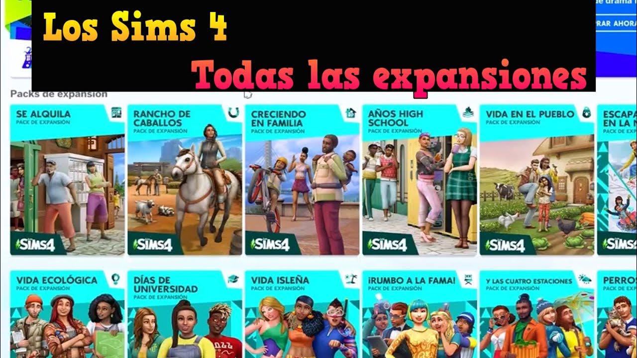 Descargar e Instalar Los Sims 4 Todas las EXPANSIONES 2024 - YouTube
