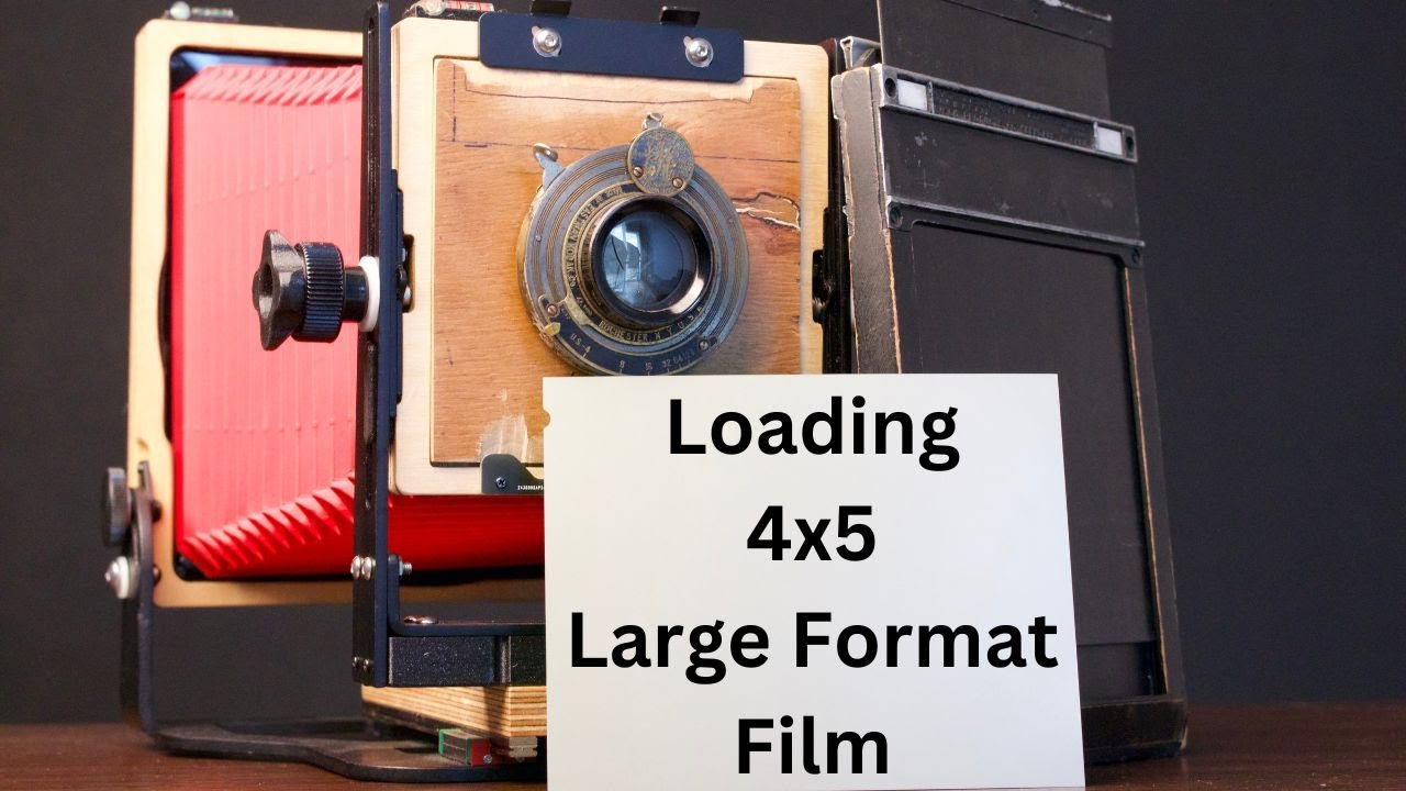 How to Load and Unload 4x5 Film from 4x5 Large Format Film Holder - YouTube