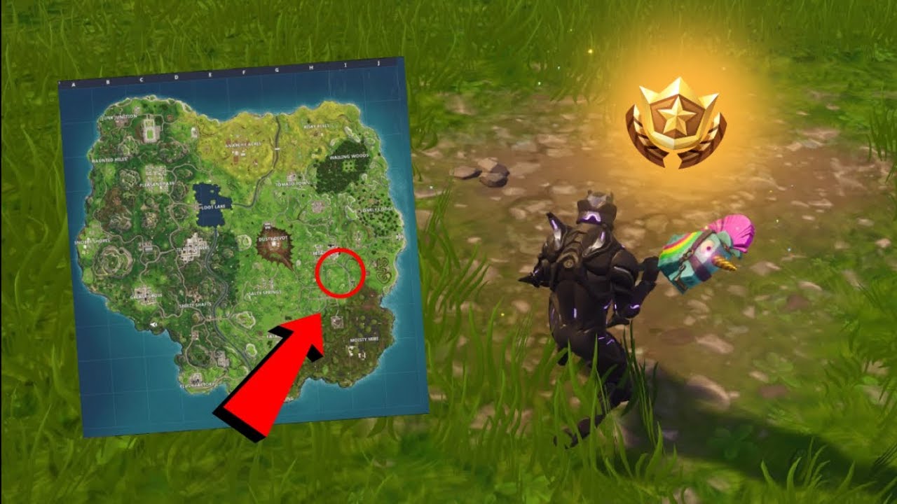 Fortnite: "Search between a Bear, Crater and a Refrigerator Shipment ...