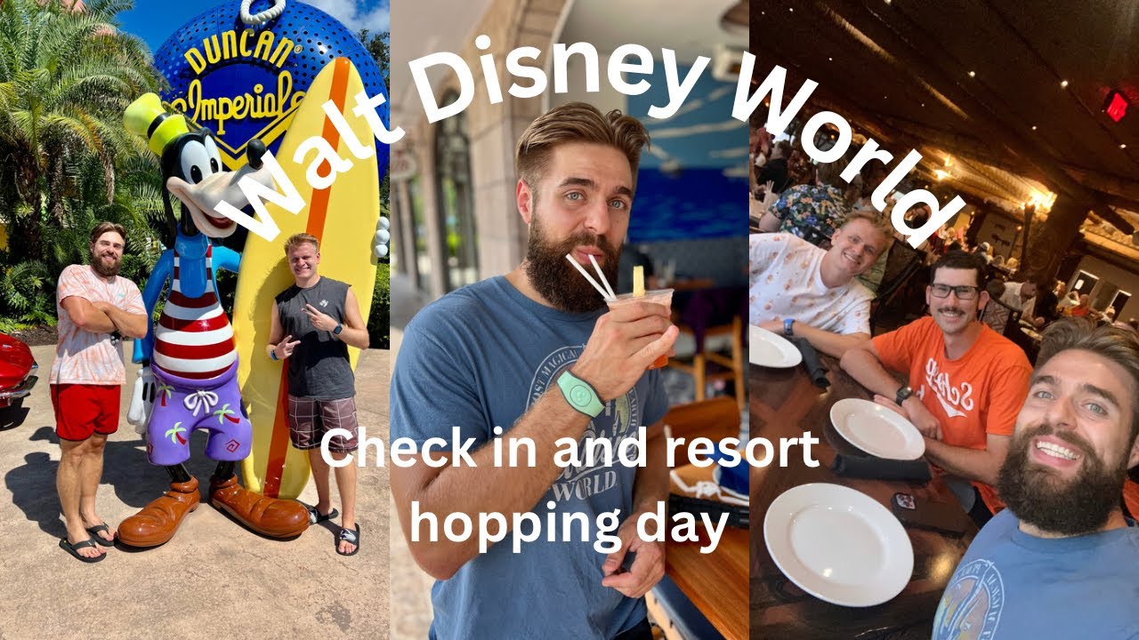 Disney World - Check in and resort hopping - YouTube