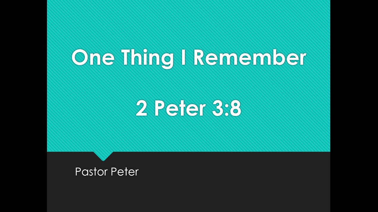 ICF Worship June 5, 2022 "One Thing I Remember" -Pastor Peter Chin ...
