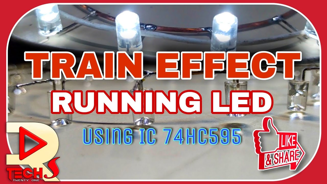 TRAIN EFFECT RUNNING LED. - YouTube