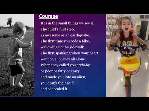 Courage by Anne Sexton #intrestingtopiks - YouTube
