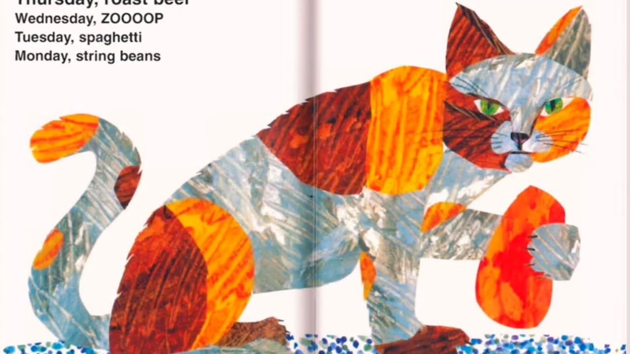 Today is Monday by Eric carle read aloud story books read along ...