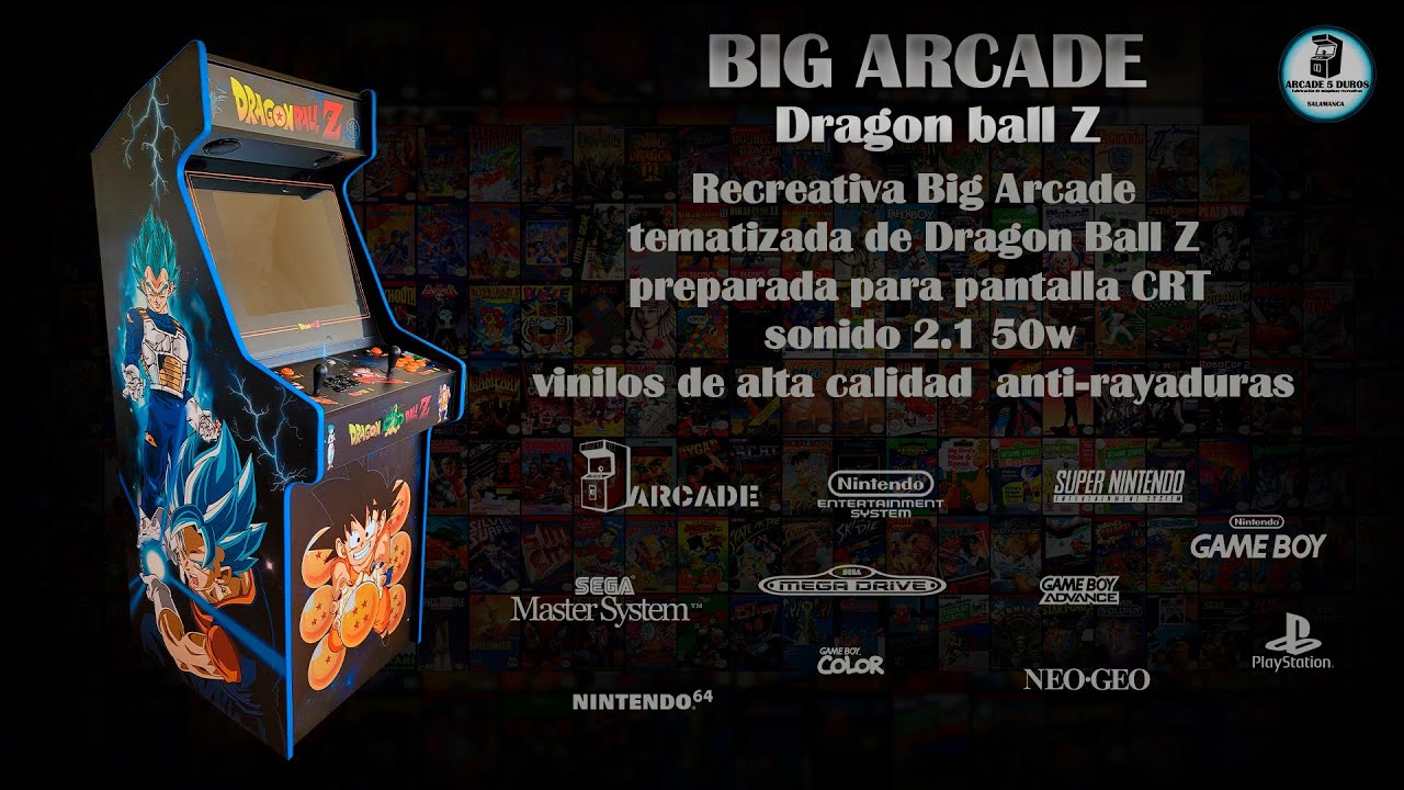 Big Arcade Dragon Ball Z "CRT" - YouTube