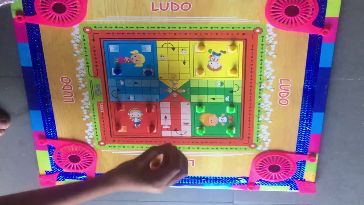 DIY | Board & Dice Using Cardboard | Ludo Party gameplay - YouTube