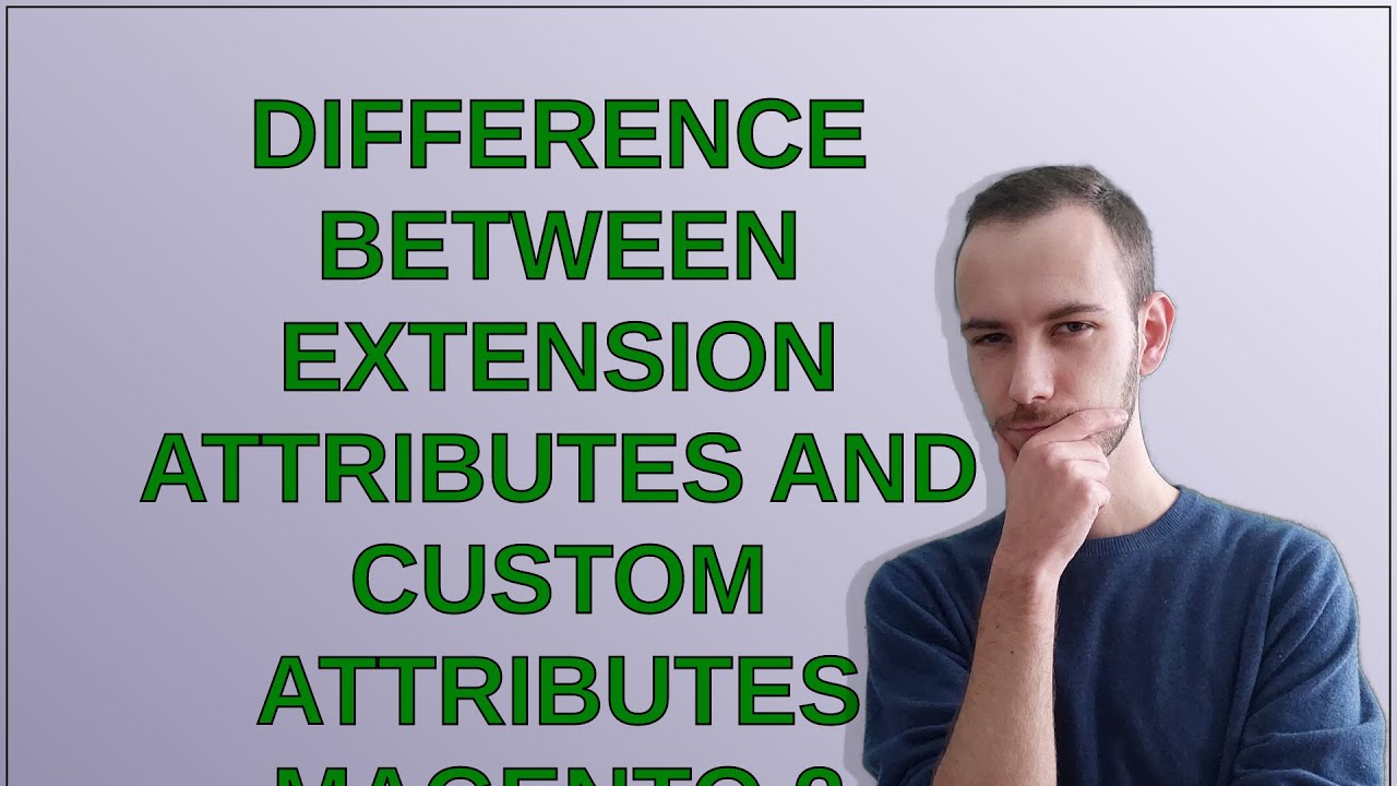 Difference between Extension Attributes and Custom Attributes magento 2 ...