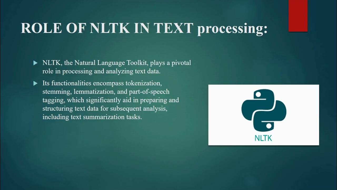 NLP USING NLTK PavaniKunche Project - YouTube