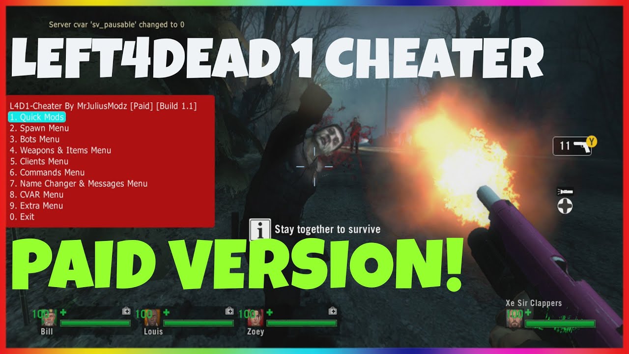 [JTAG/RGH] Left 4 Dead 1 | Cheater Mod Menu [Paid] [Build 1.1] By ...