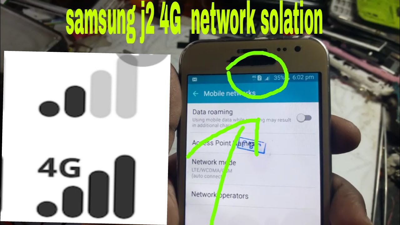 samsung j2 4g network problem and solation#4g _network_problem. - YouTube
