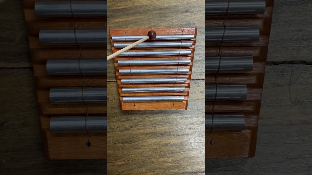 Small steel xylophone - YouTube