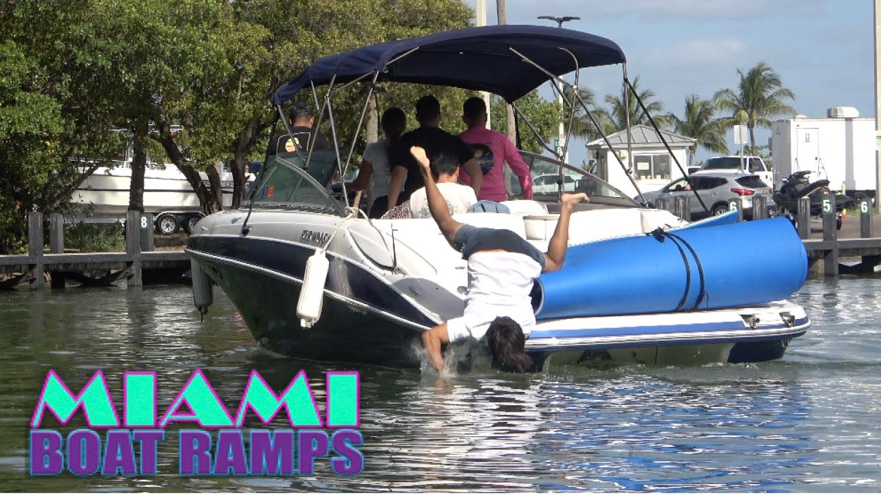 When You Flex at The Ramp But Things Go Wrong | Miami boat Ramps | 79th ...