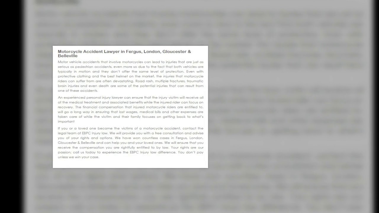 Accidental Death Lawyers London - EBPC Personal Injury Lawyer - YouTube