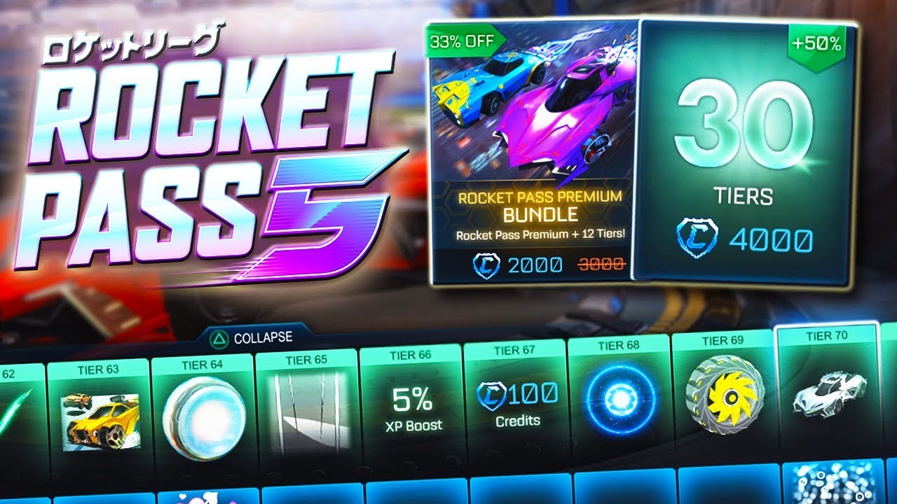 UNLOCKING ALL THE NEW ROCKET PASS 5 ITEMS IN ROCKET LEAGUE! - YouTube