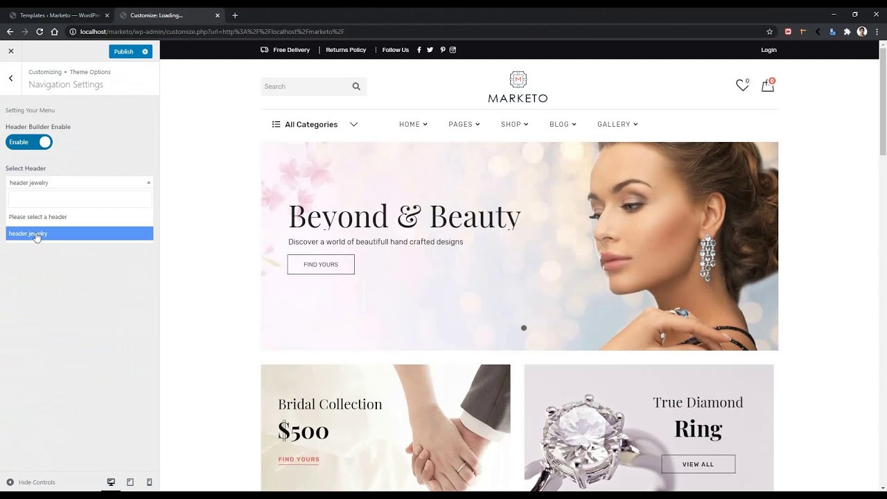 Marketo header builder Tutorial - YouTube