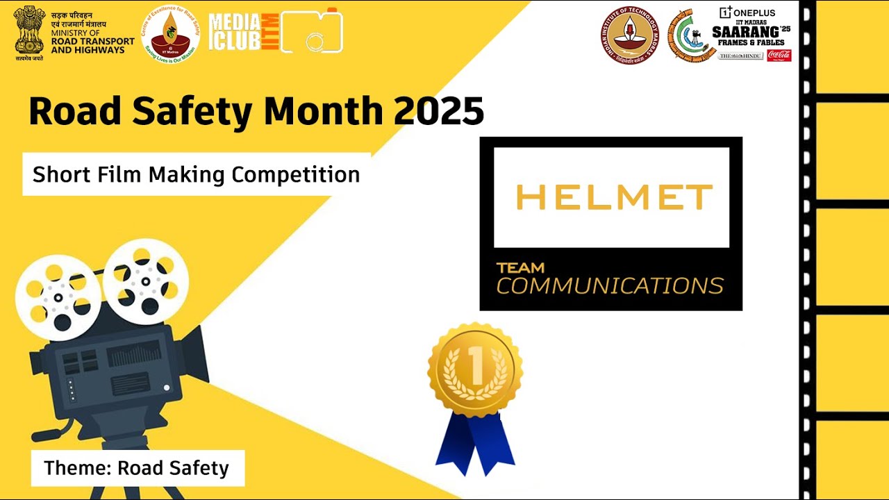 Helmet | Short Film | CoERS x Saarang Road Safety Short Film Making ...