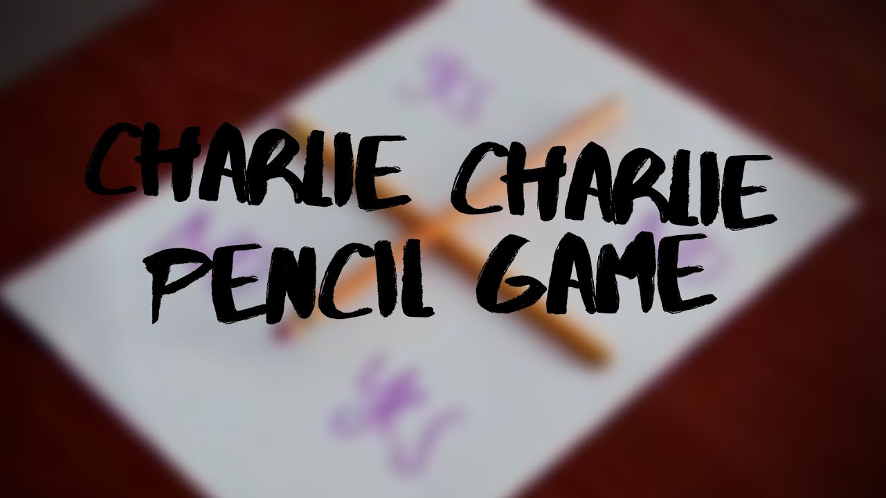 Charlie Charlie Pencil Game (Funny) - YouTube